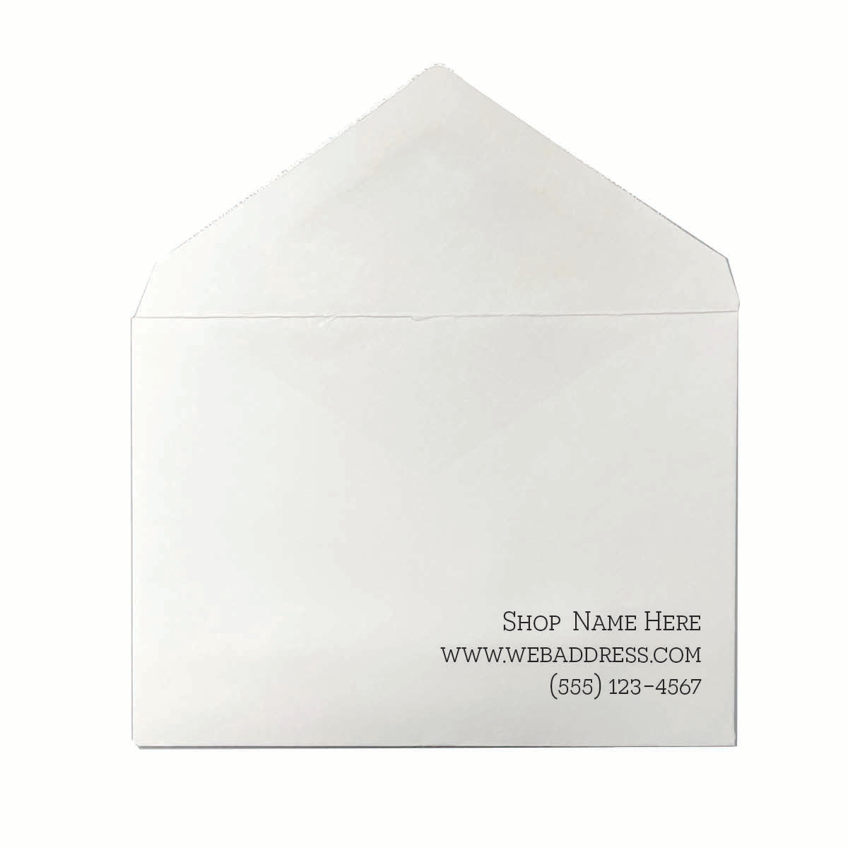 Envelopes - 5" x 3 ⅝" - White - Shop Personalized – Meet My Florist