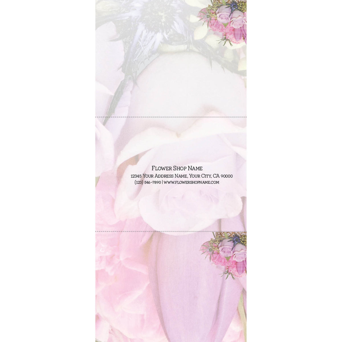 Three-Panel Laser Card - Floral Design – Meet My Florist