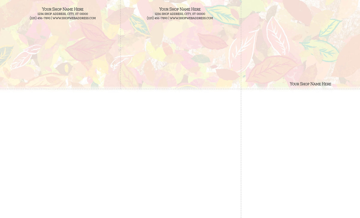 POS Ticket - Scattered Leaves – Meet My Florist