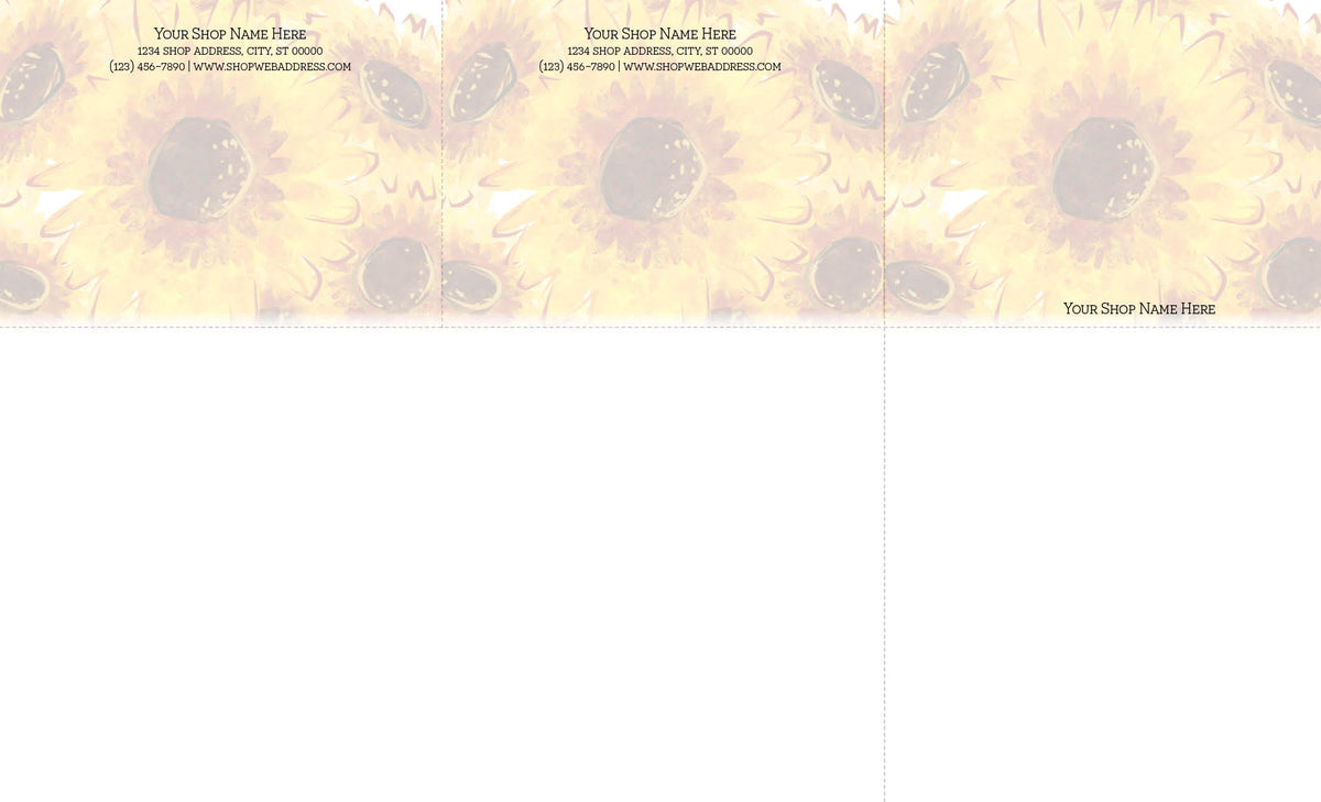 POS Ticket - Sunflower – Meet My Florist