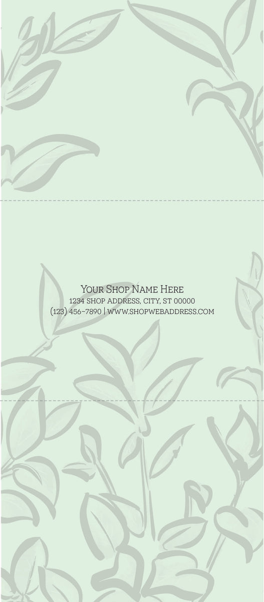 Three-Panel Laser Card - Leafy Green – Meet My Florist